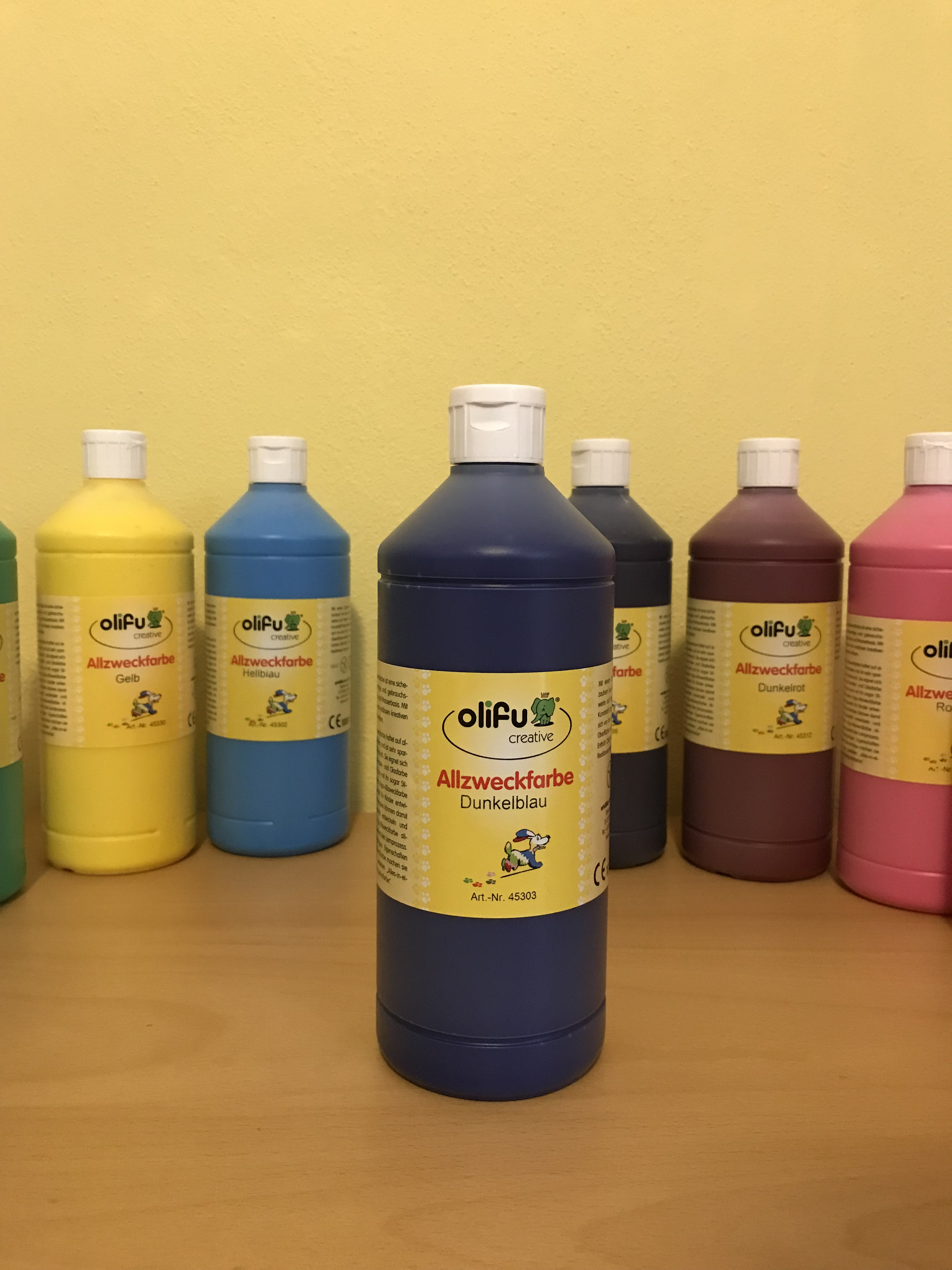 Barva multifunkční 1000 ml - tmavě modrá – Obchodiště.cz