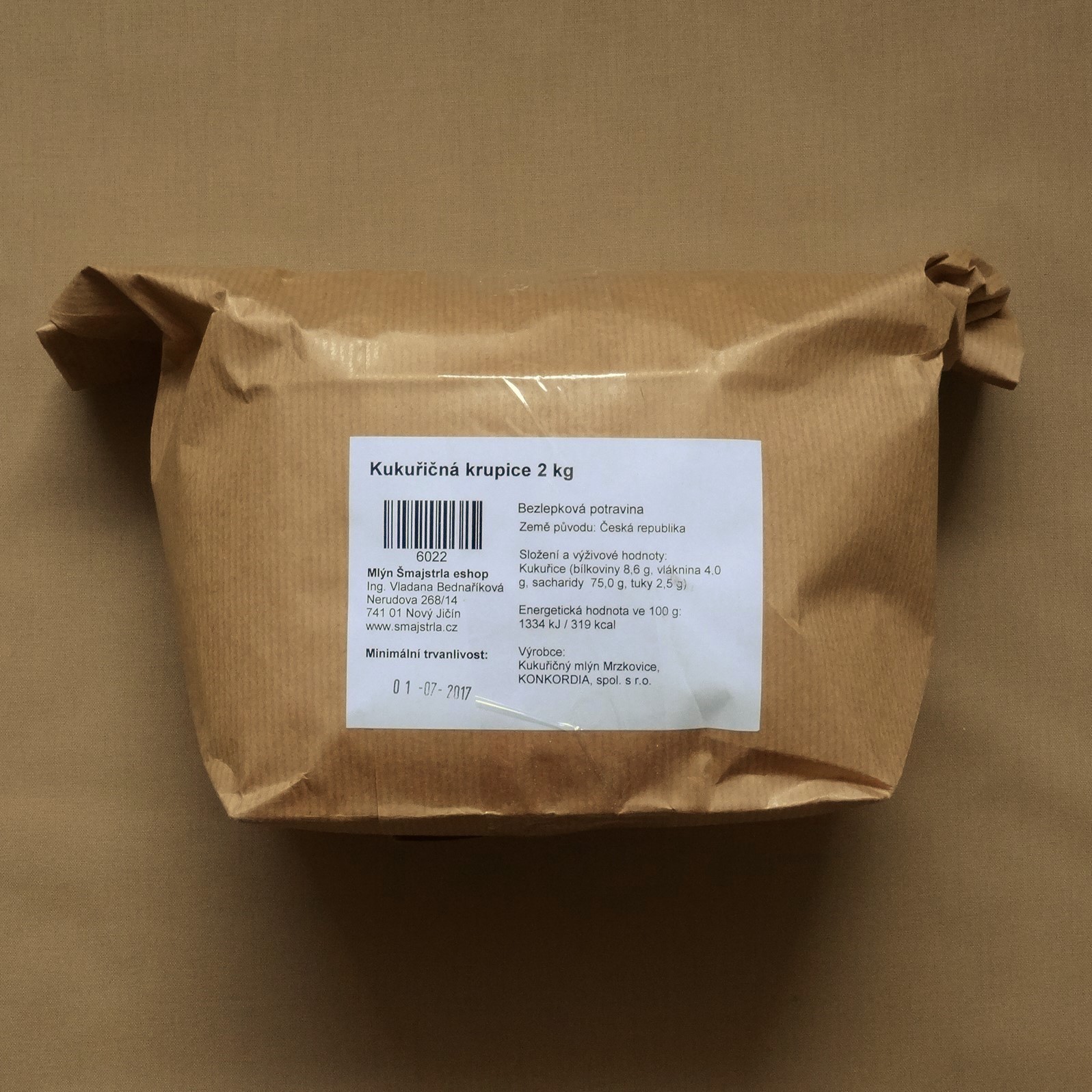 Kukuřičná krupice 5 kg – Obchodiště.cz