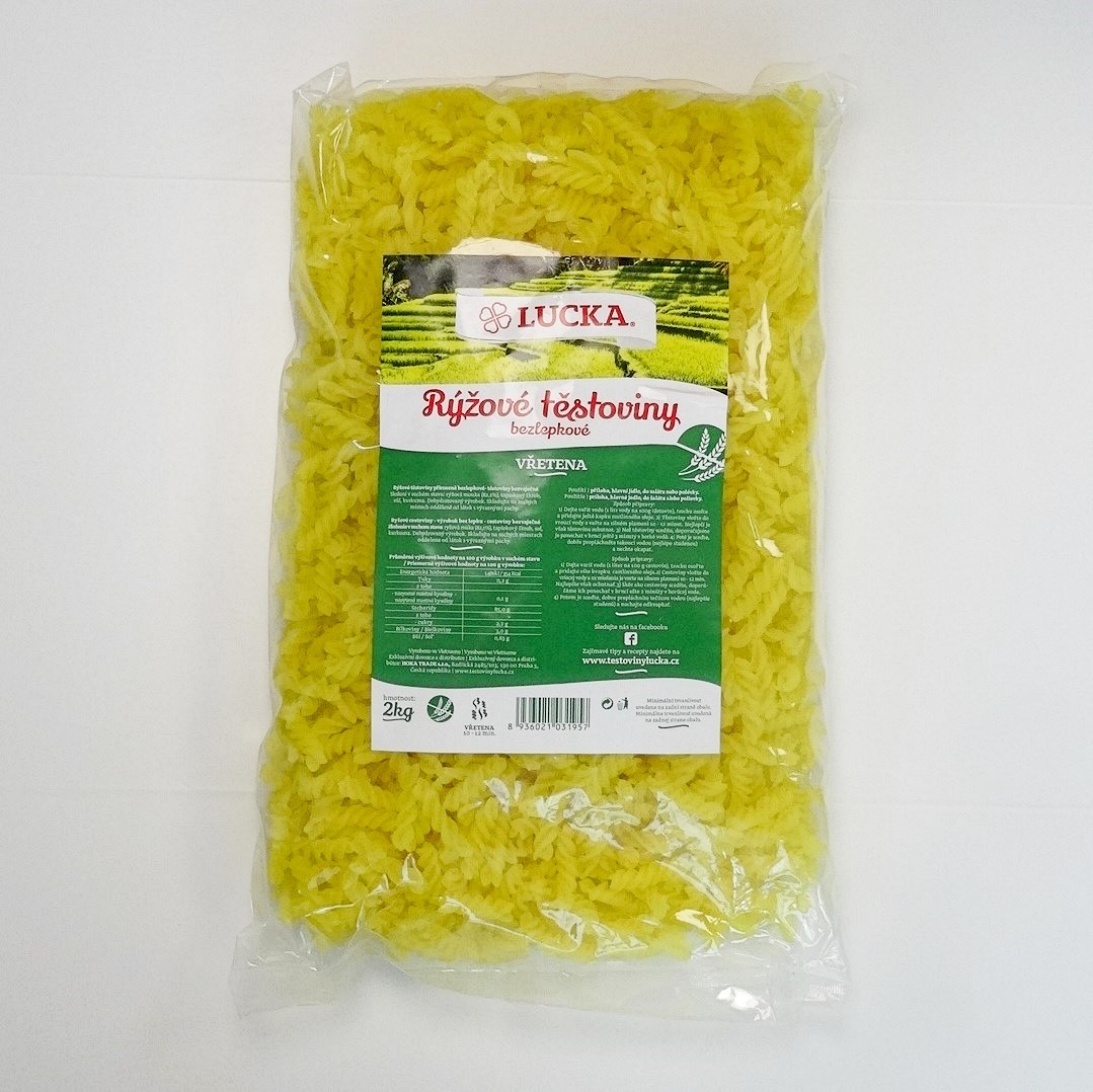 RISOLINO rýžové těstoviny vřetena 2 kg – Obchodiště.cz