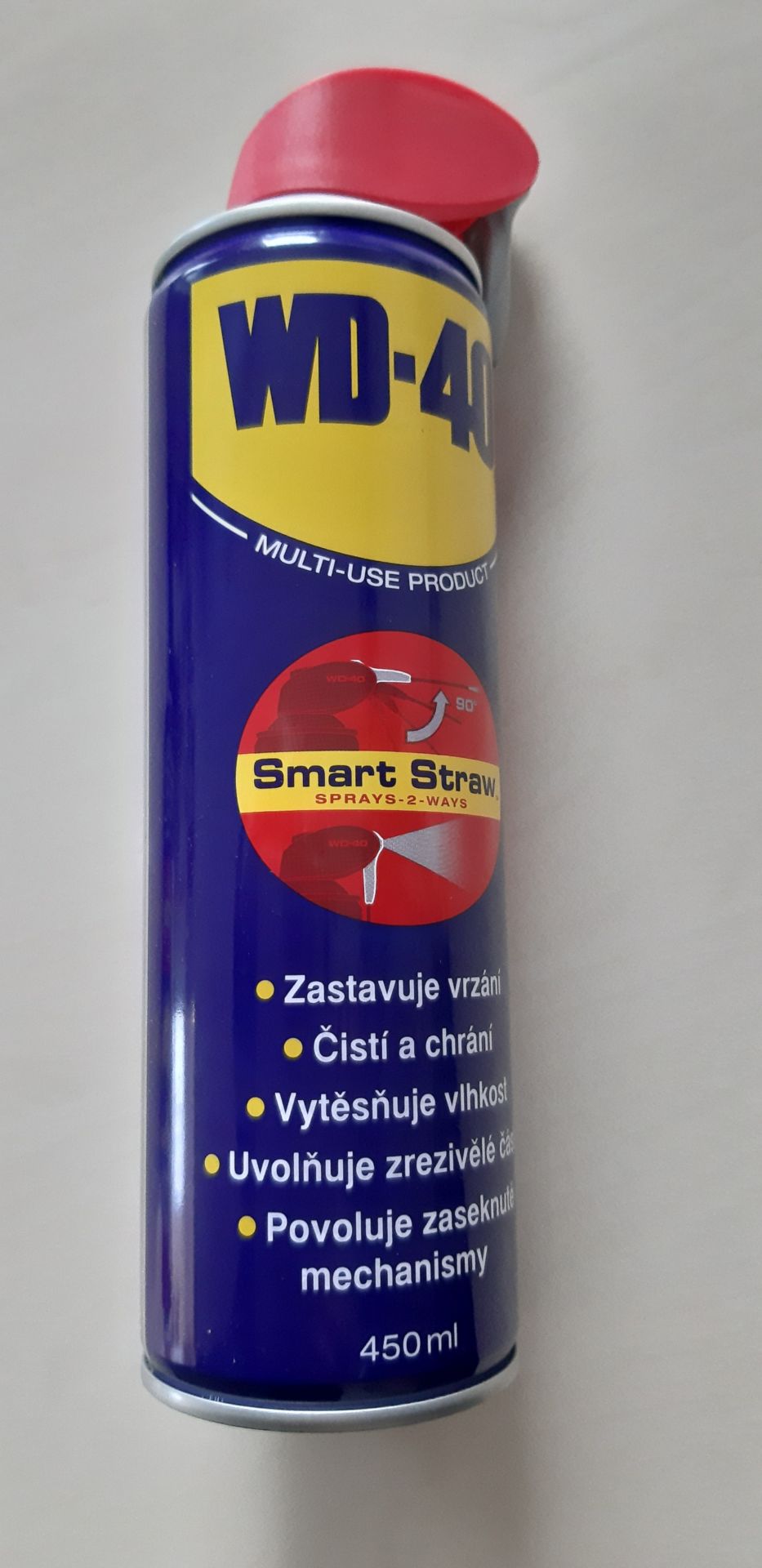 WD40 spray 450 ml SmartStraw – Obchodiště.cz