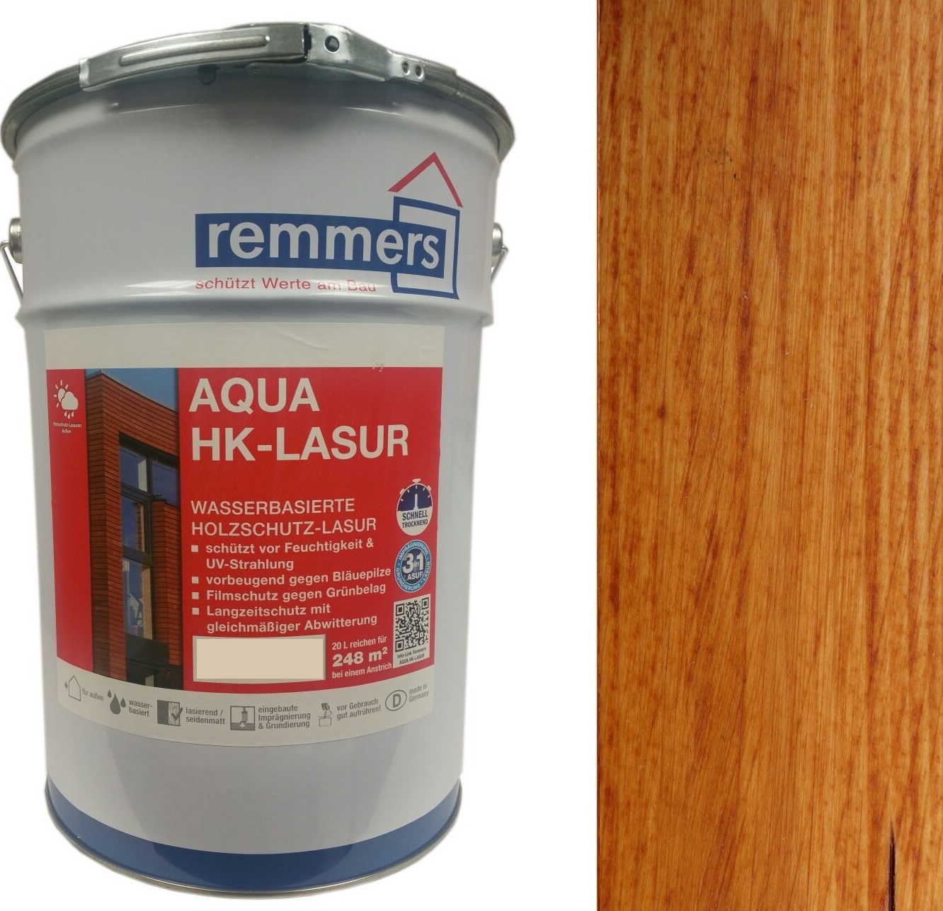 REMMERS Aqua HK-Lasur (NOVÝ NÁZEV HSL 35/M Profi) 20L PINIE/LÄRCHE ...