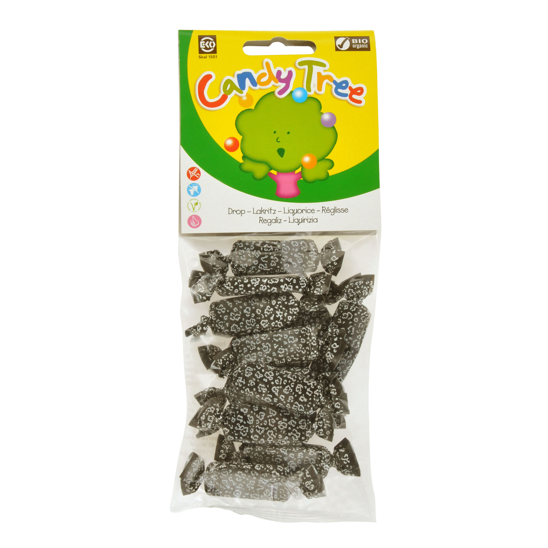 Bonbony s příchutí lékořice bezlepkové 75 g BIO CANDY TREE – Obchodiště.cz