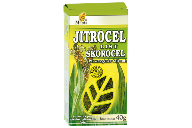Jitrocel list 40g x Plantago lanceolata folium cons. Sypaná bylina ...