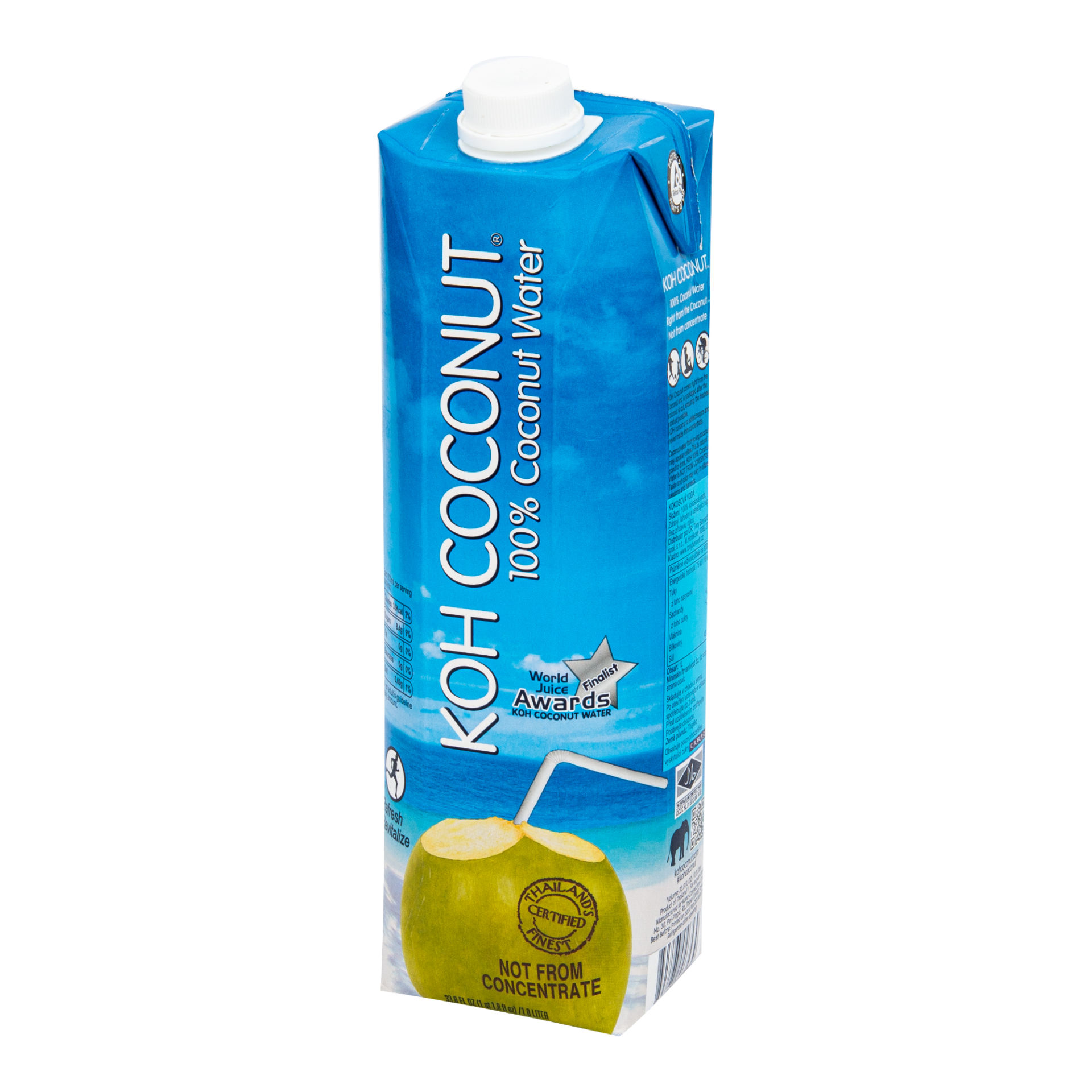 Kokosová voda 1 l KOH COCONUT – Obchodiště.cz