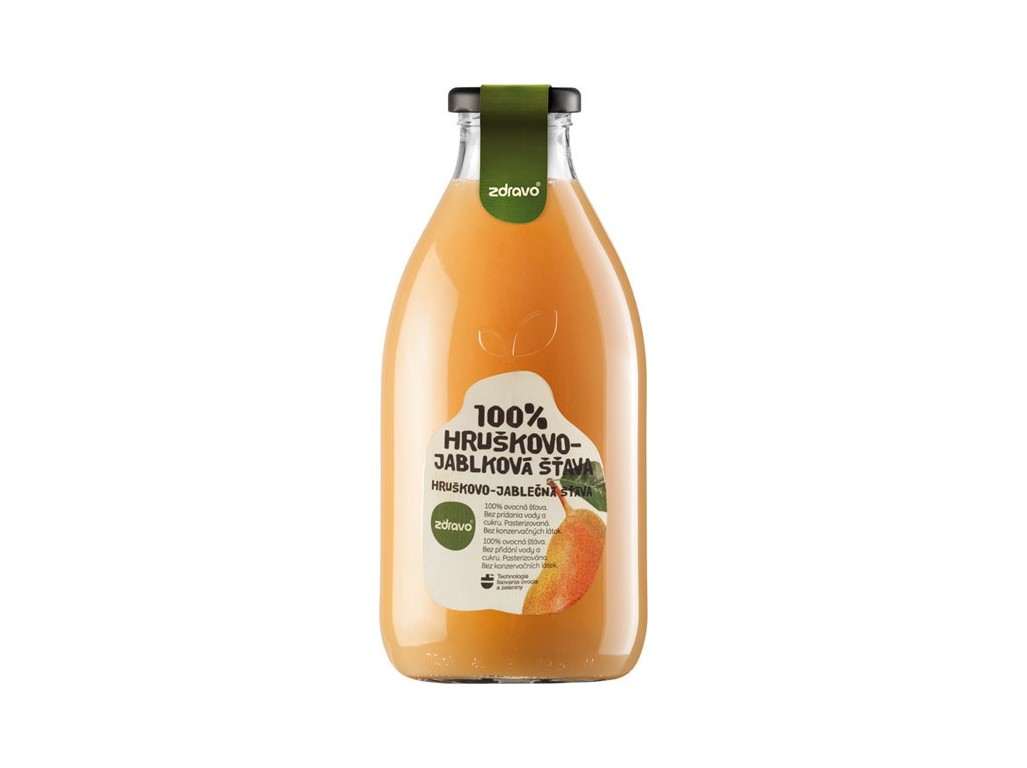 Šťáva 100% hruškovo-jablková 0,75l Zdravo – Obchodiště.cz