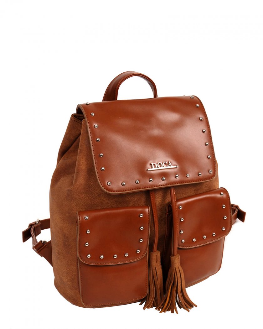 Dámsky ruksak DOCA 13534 - hnedý – Obchodiště.cz