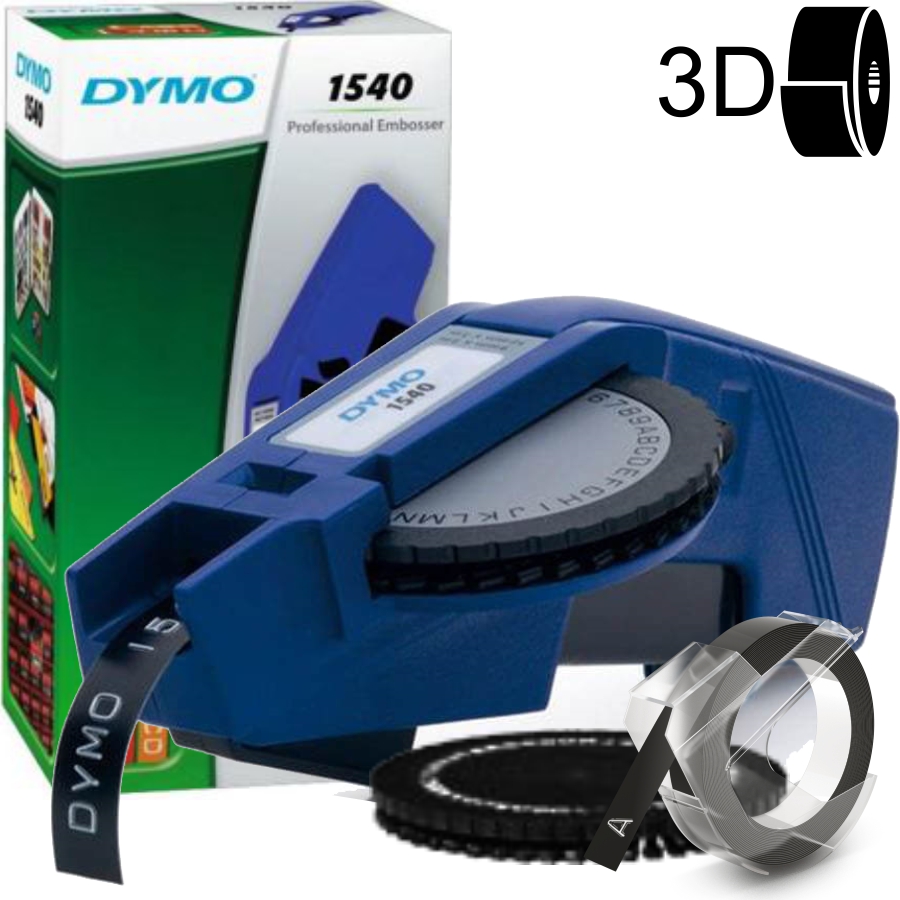 Štítkovač Dymo 1540, mechanický tisk (3D pásky) – Obchodiště.cz