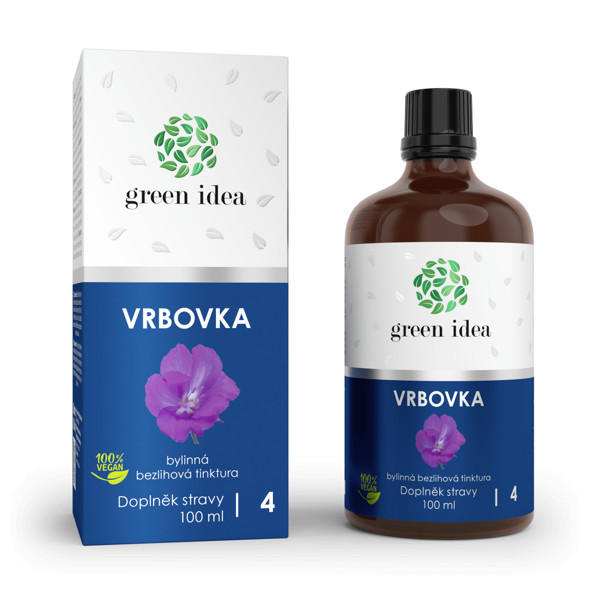 Vrbovka - bezlihová tinktura 100 ml - Green idea – Obchodiště.cz